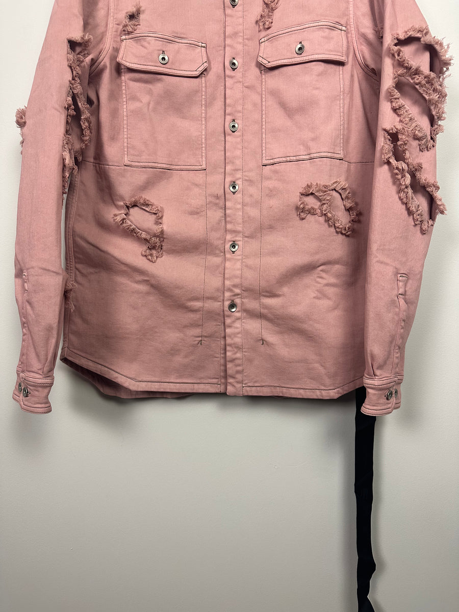 DRKSHDW Slashed Denim Overshirt – SHOPTHROAT.COM
