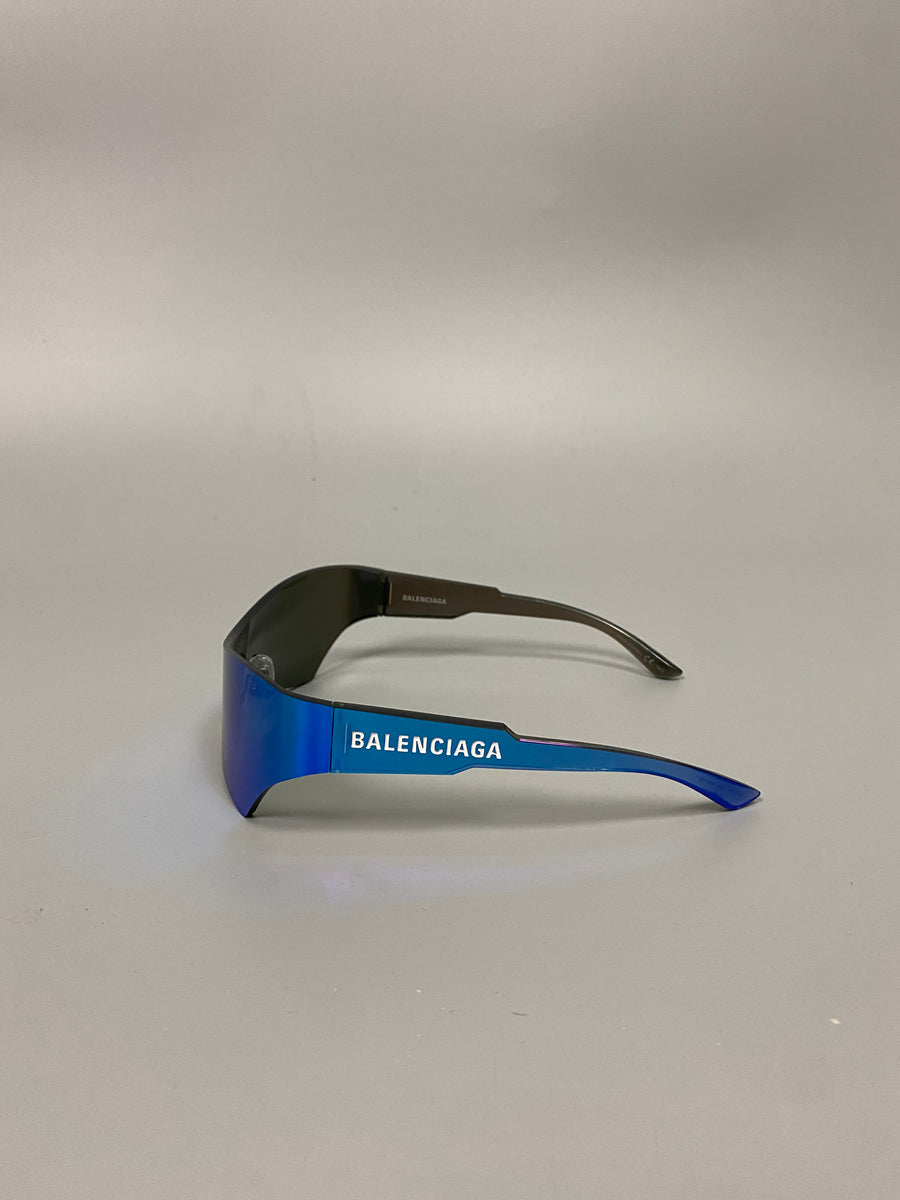 Blue Reflective Lens Glasses – SHOPTHROAT.COM